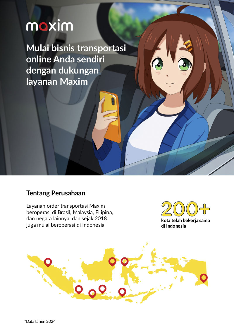 Maxim Transportasi Online - Mulai Bisnis Sendiri Dengan Layanan ...