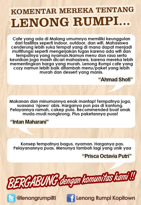 Lenong Rumpi - KopiTiam