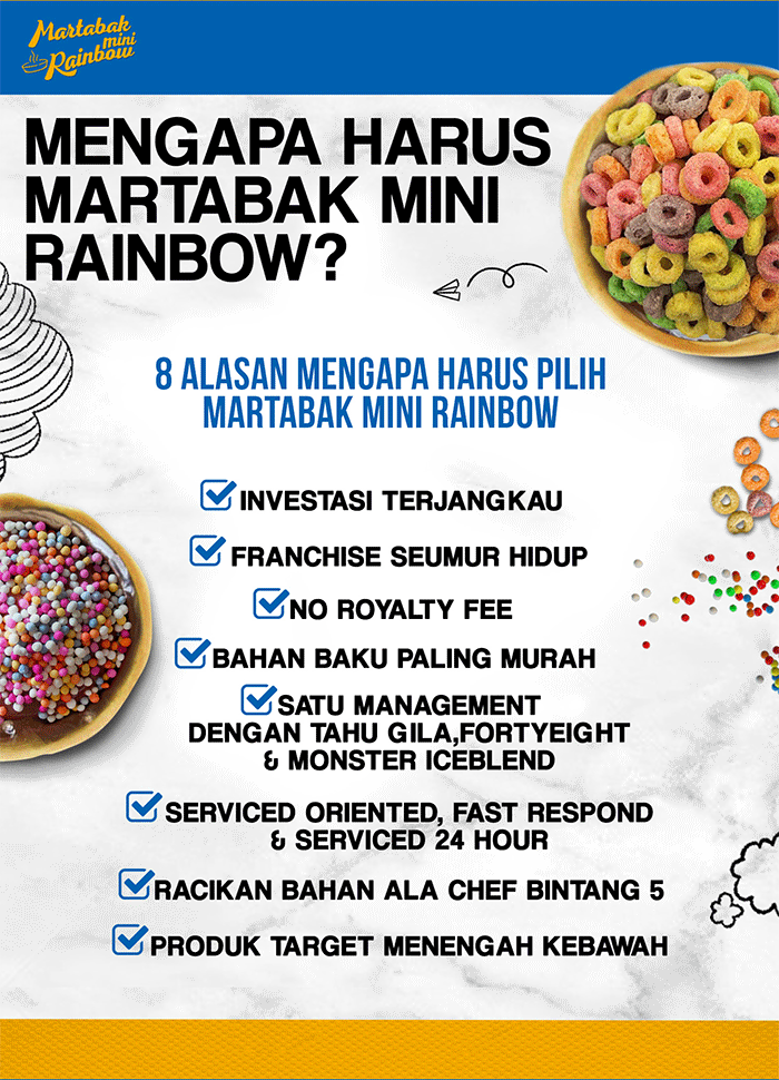 Martabak Mini Rainbow