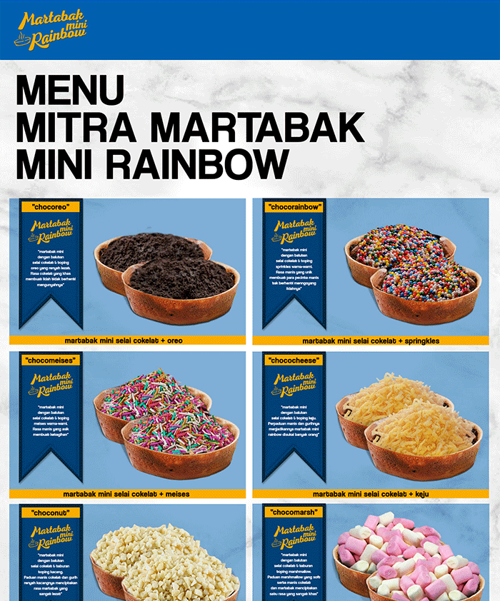 Martabak Mini Rainbow
