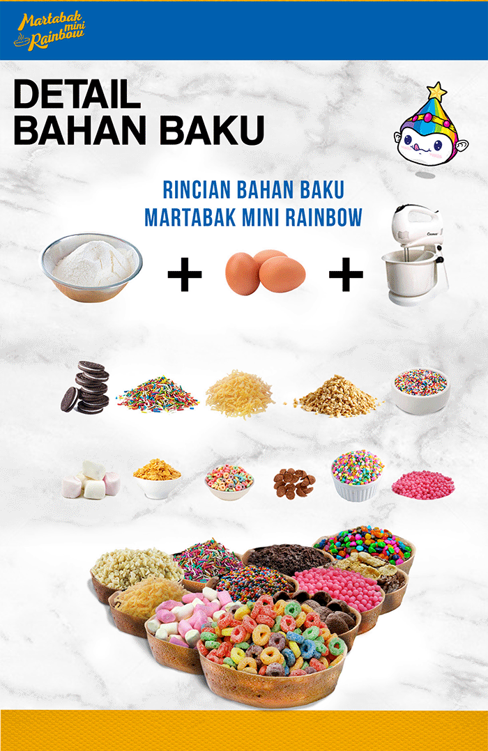 Martabak Mini Rainbow