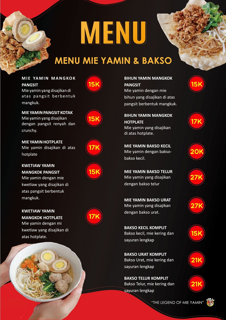 Mie YMN 33 - Franchise Mie Yamin