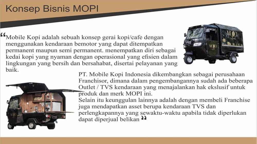 Franchise Mopi - Mobile Kopi