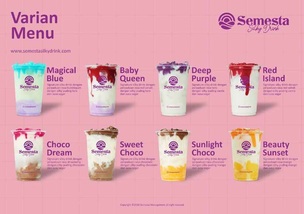 Semesta Silky Pudding Drink