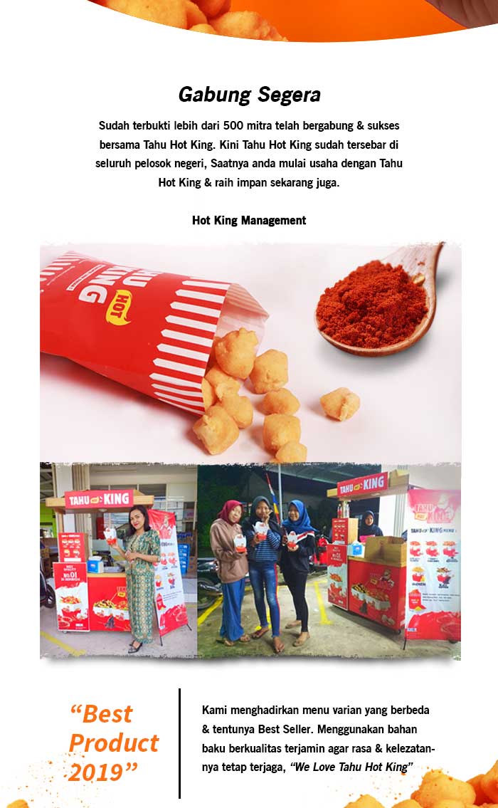 Franchise Tahu Hot King